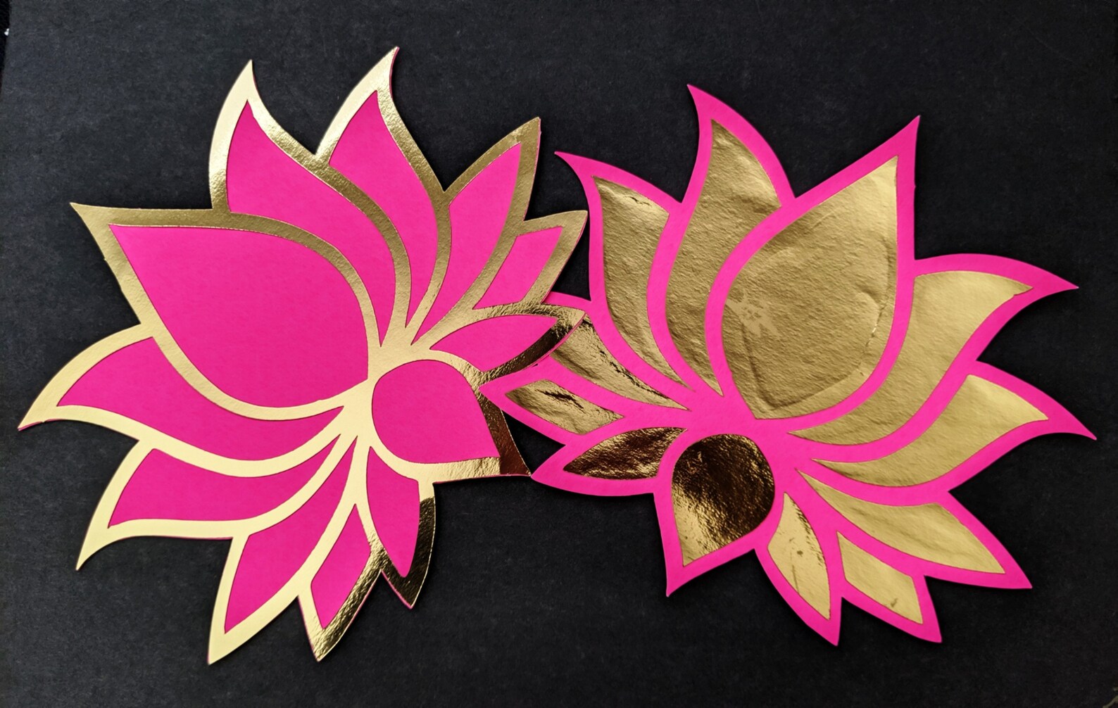 Lotus Backdrop Decoration 10pc Large for Pooja /ganpati - Etsy