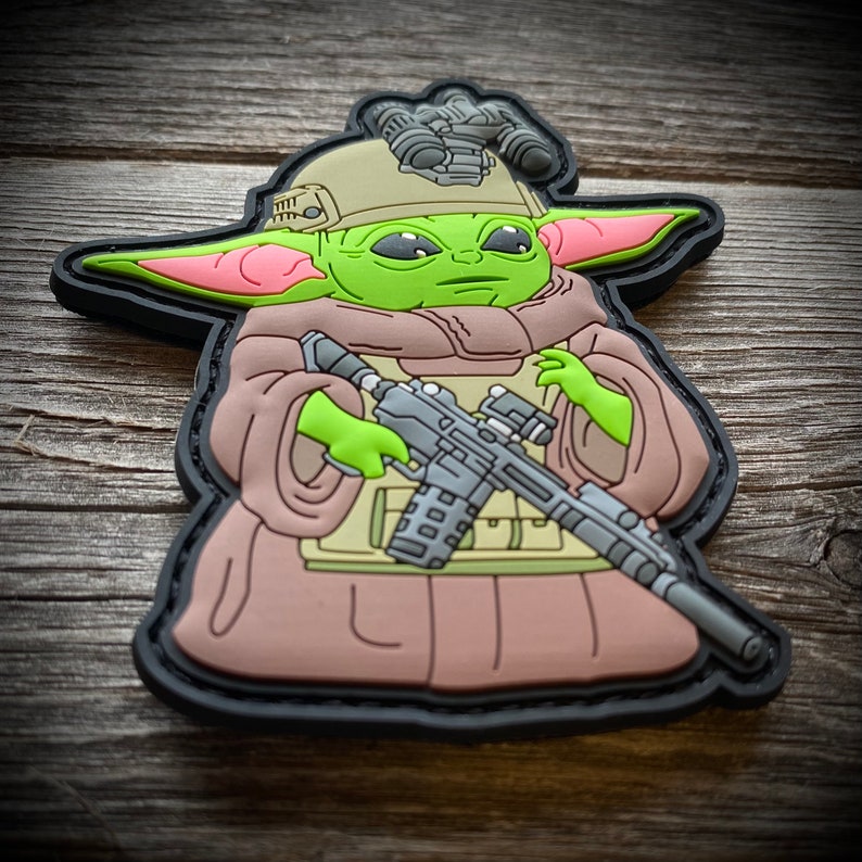 Baby Grunt 2.0 Tactical PVC Patch Grogu Baby Yoda | Etsy