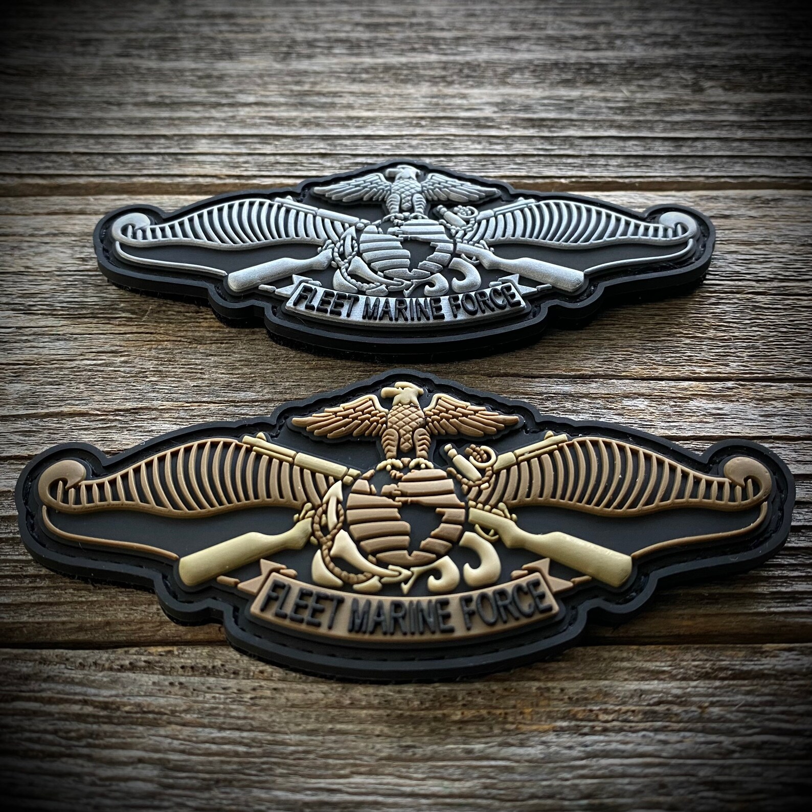 Fleet Marine Force (FMF) Corpsman Badge PVC Patch - Navy / Marine Corps ...