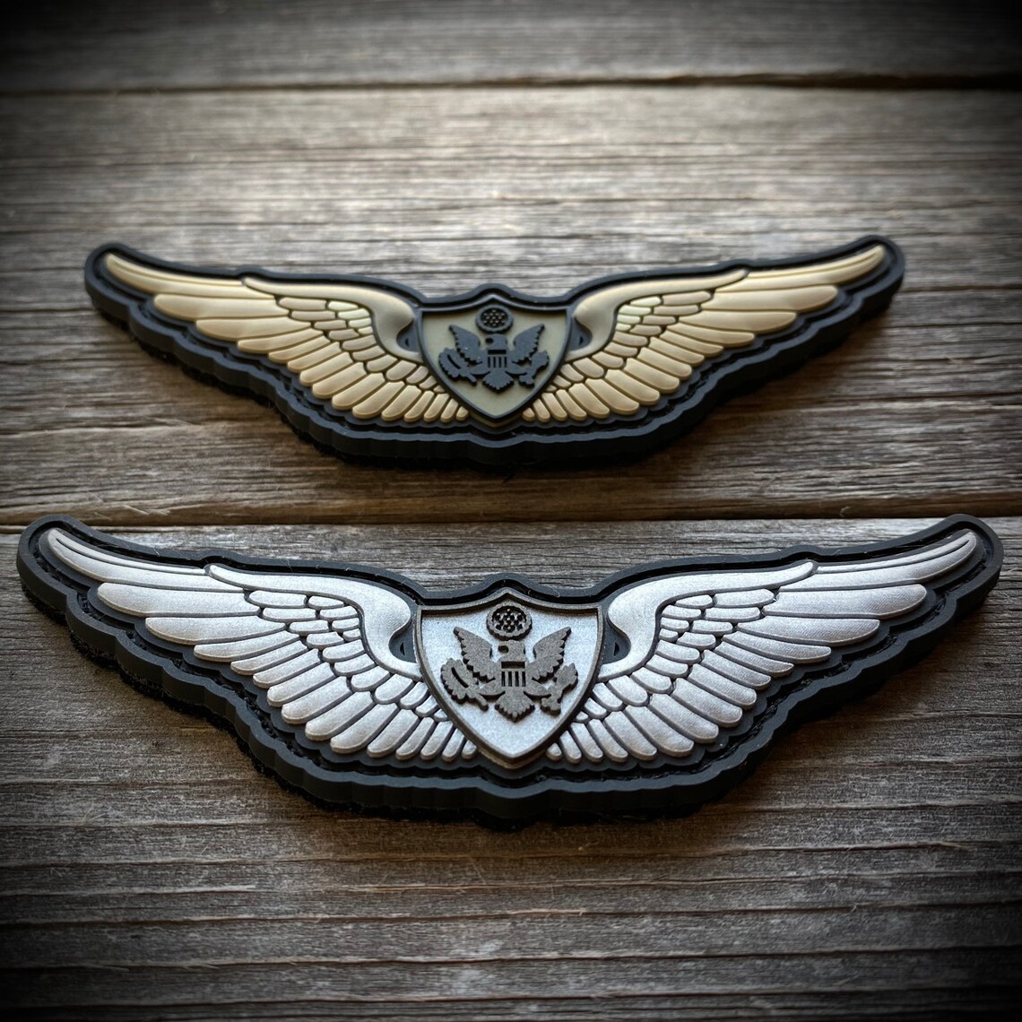 ARMY “aviation” Badge PVC Patches - Enlisted Aircrew Wings - Master ...