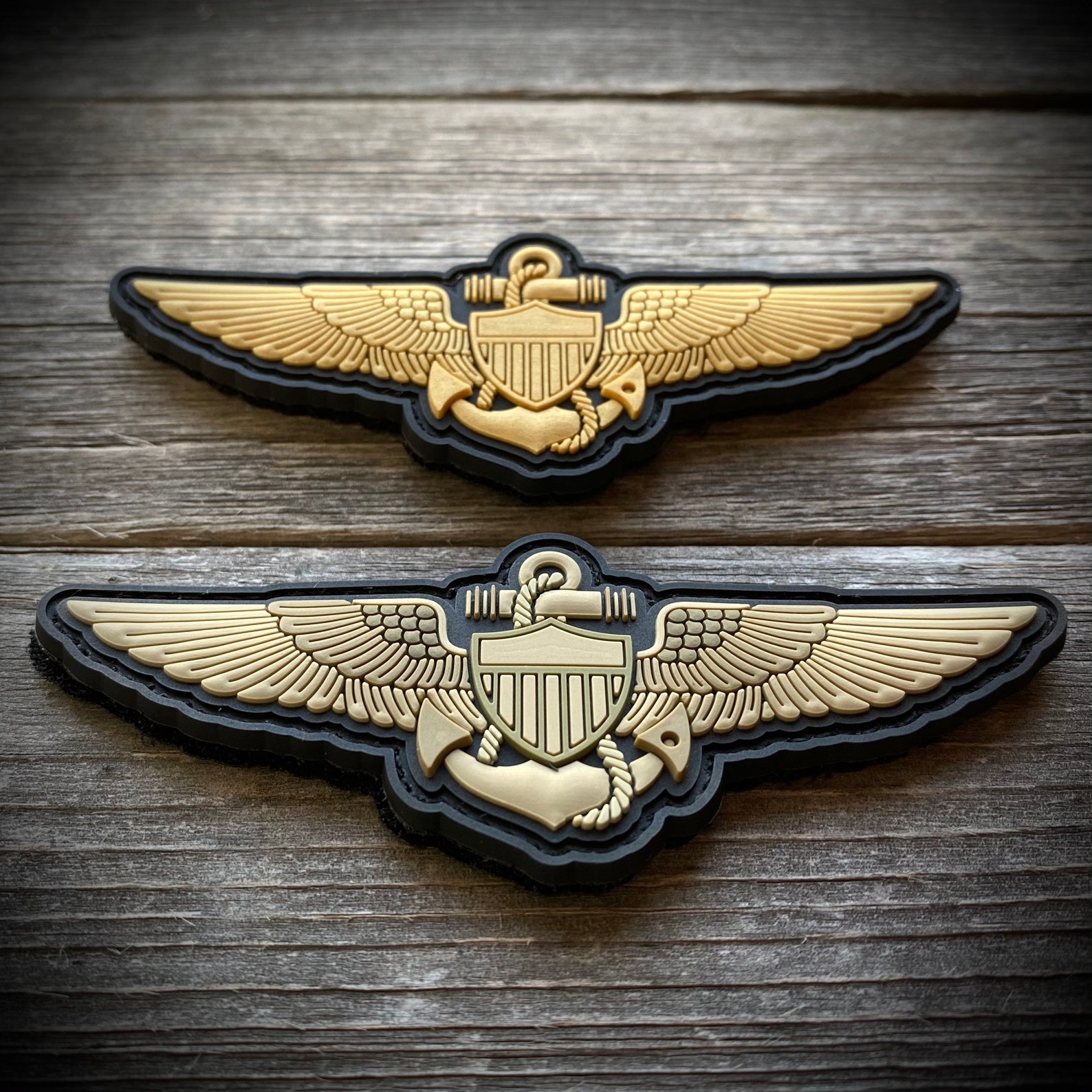 Naval Aviator Wings PVC Patch - Pilot Aircrew Wings - Navy / Marine ...
