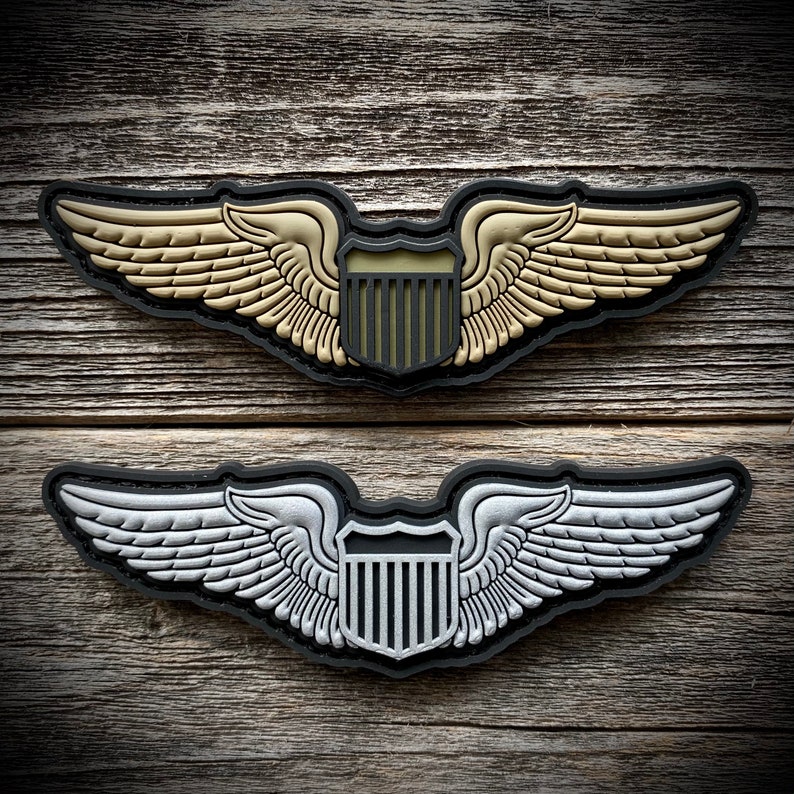 AIR FORCE “aviator” Badge PVC Patch - Pilot Aircrew Wings - Master ...