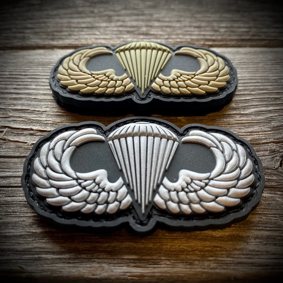 Basic Parachutist Badge Patch - PVC Patch - Army Airborne School ...