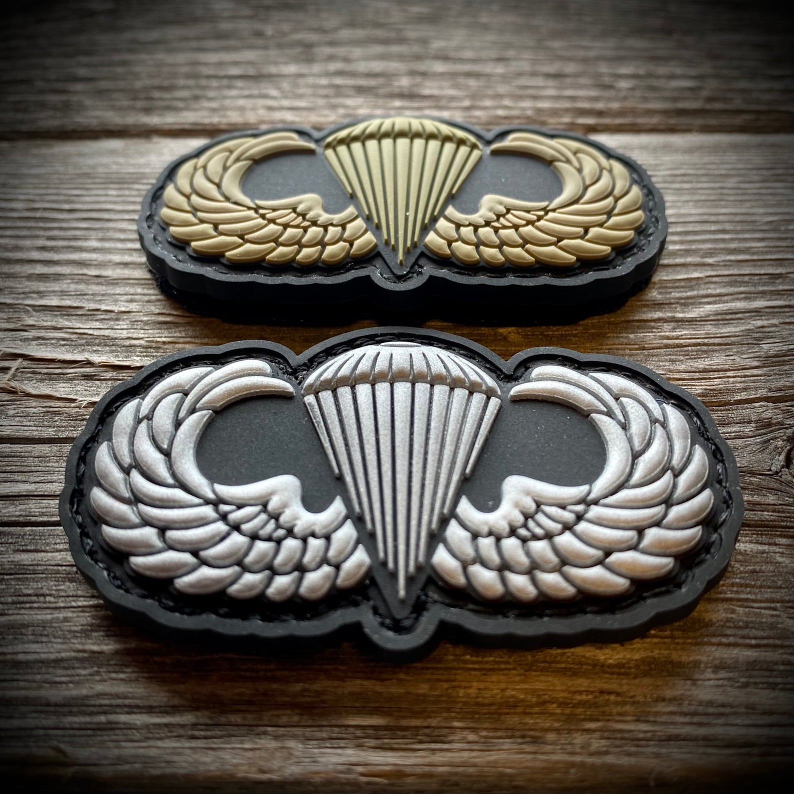 Basic Parachutist Badge Patch PVC Patch Army Airborne - Etsy