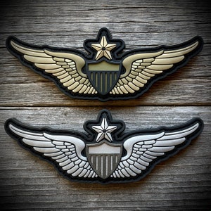 ARMY “aviator” Badge PVC Patch - Pilot Aircrew Wings - Master, Senior ...