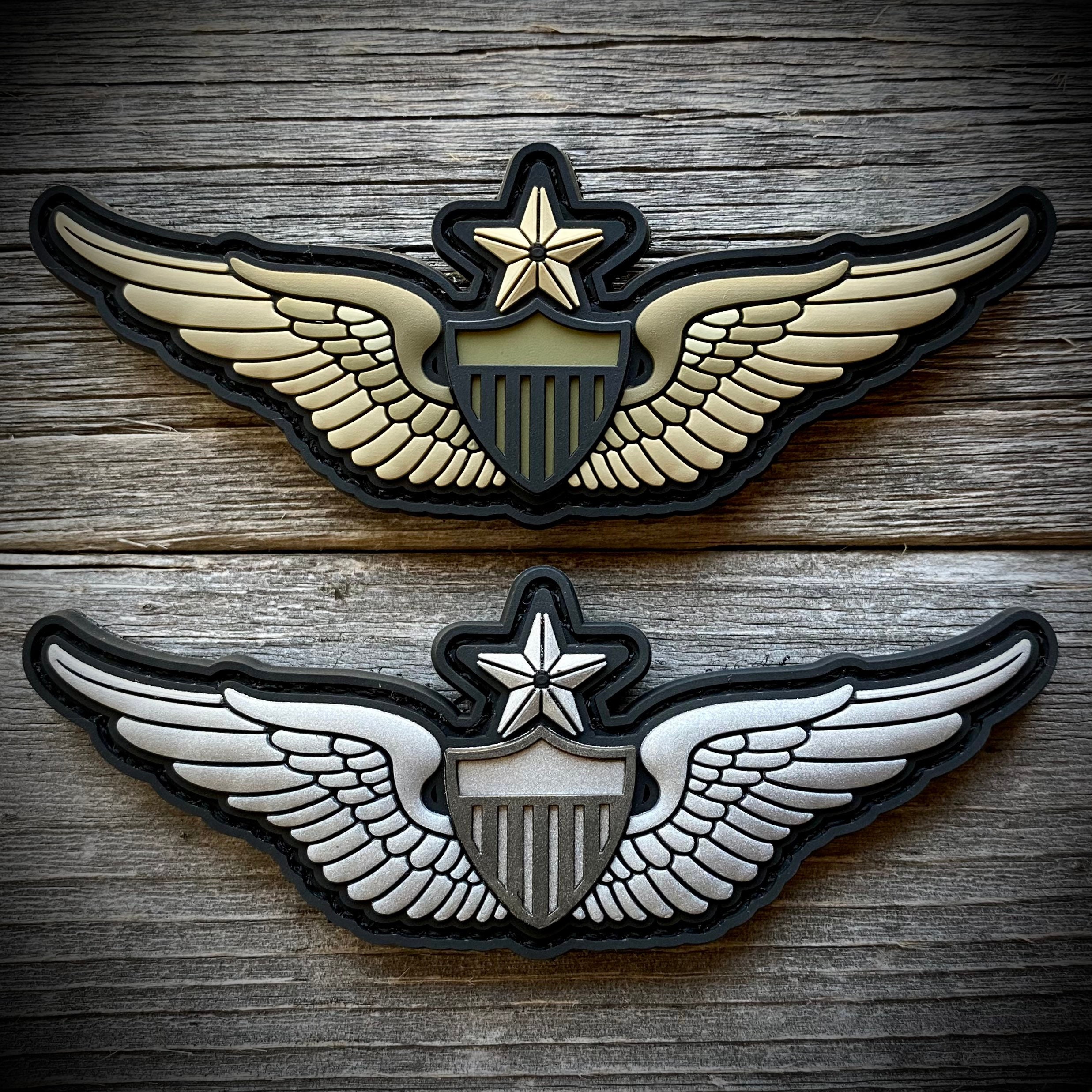 ARMY “aviator” Badge PVC Patch - Pilot Aircrew Wings - Master, Senior ...