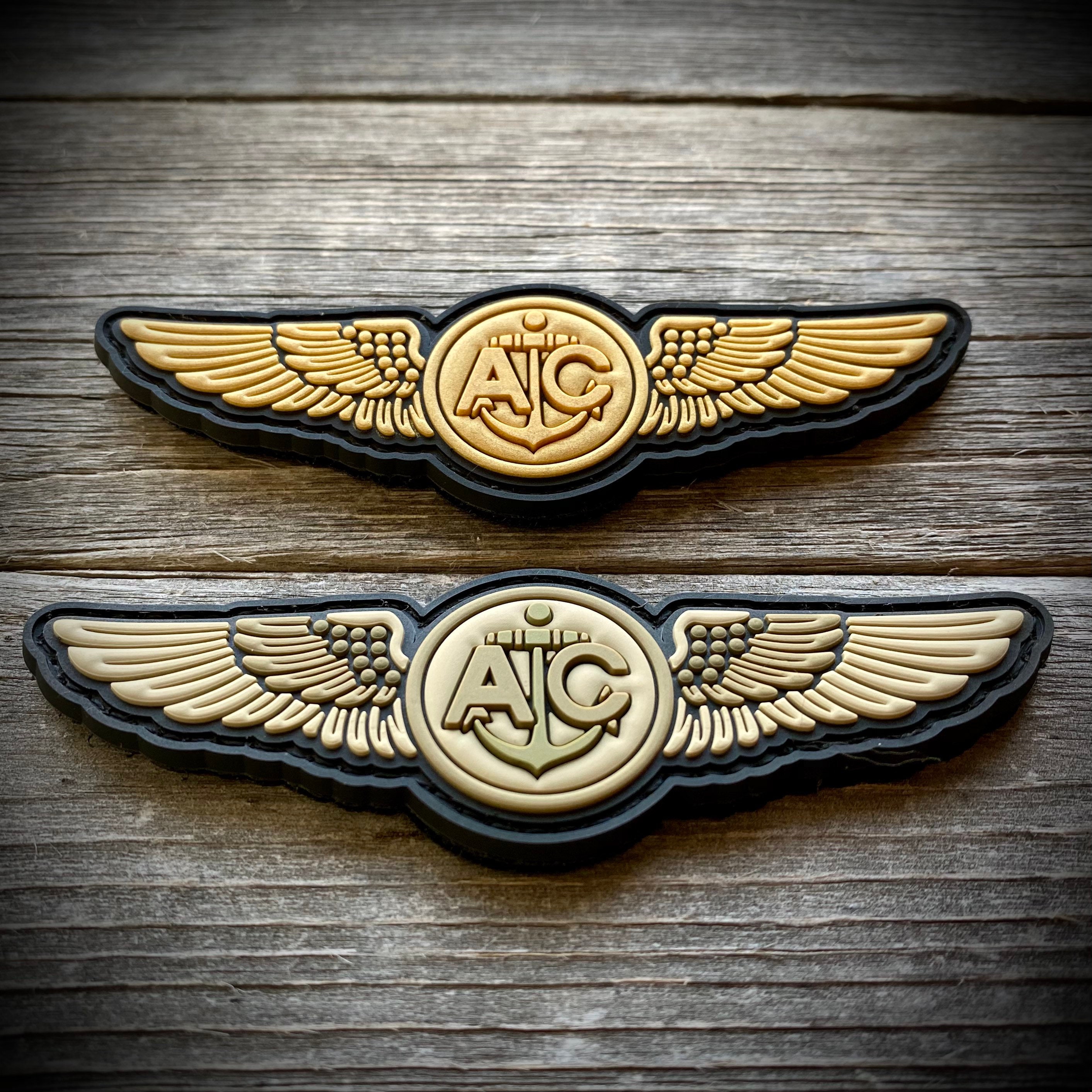 Naval Aircrew Wings PVC Patch - Navy / Marine Corps Enlisted - Colors ...