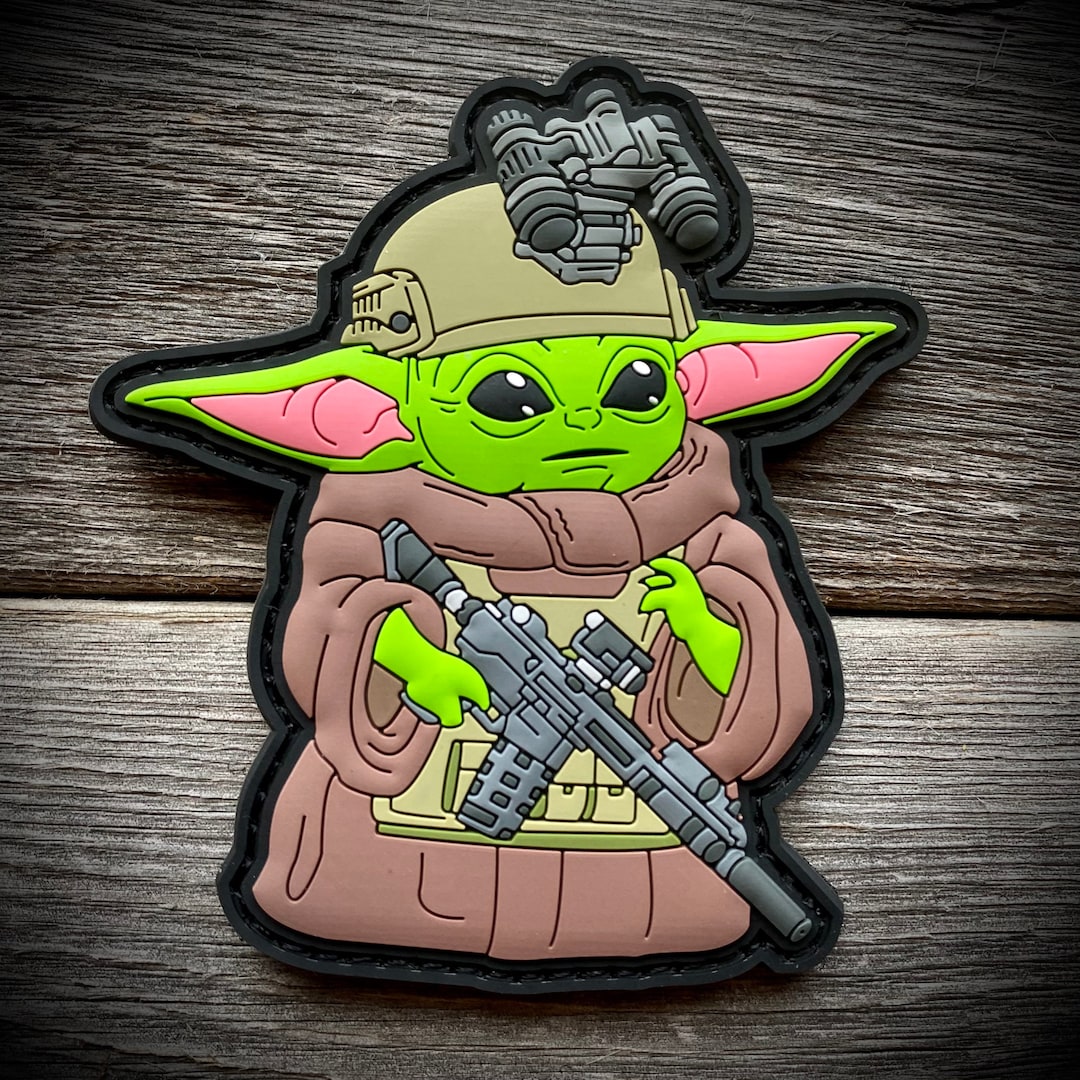 Baby Grunt 2.0 Tactical PVC Patch - Grogu Baby Yoda - Mandalorian ...