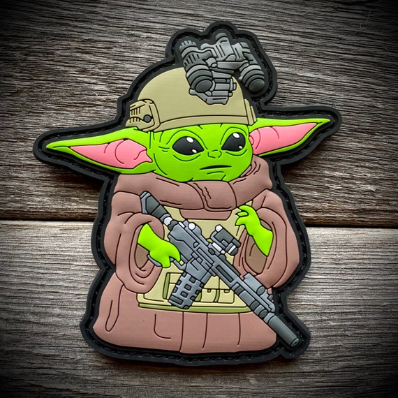 Baby Grunt 2.0 Tactical PVC Patch Grogu Baby Yoda | Etsy