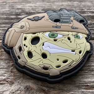 Tactical “moon Goon” PVC Patch - Glow in the Dark - Hook and Loop ...