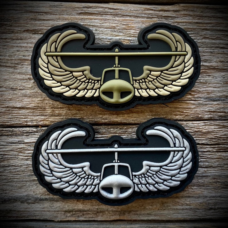 Air Assault Badge Patch - PVC Hook and Loop Patch - 101st Airborne - Army Aviation - US Military ...
