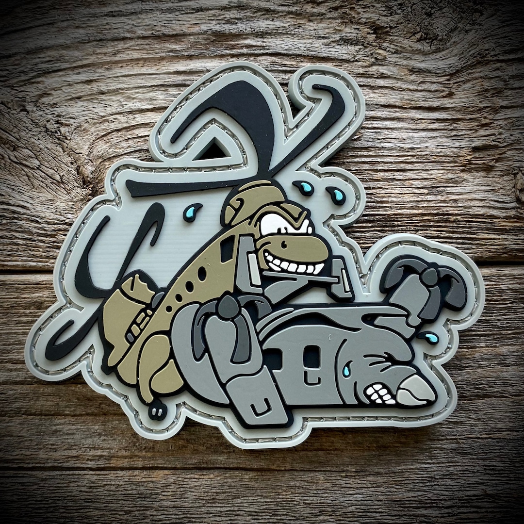 Phuck the Osprey - Helicopter Cartoon PVC Patch - Military Aviation ...