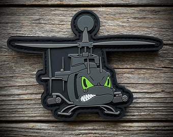 CH-47 Chinook Helicopter Cartoon PVC Patch Military Aviation Army, Navy ...