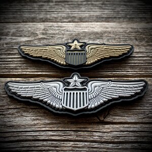 AIR FORCE “aviator” Badge PVC Patch - Pilot Aircrew Wings - Master ...