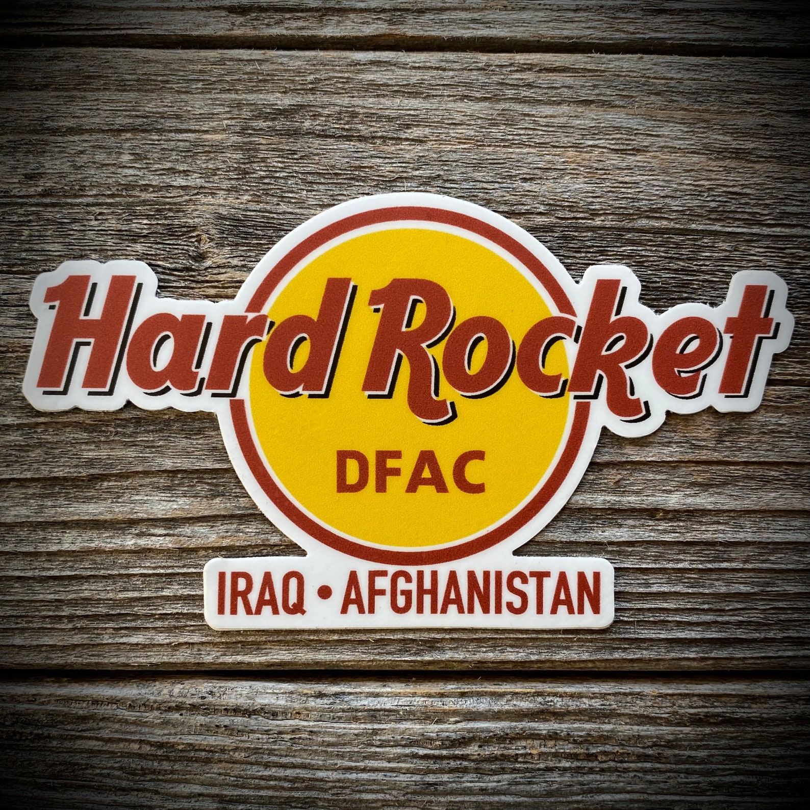 Hard Rocket DFAC Vinyl Sticker Iraq Afghanistan Military - Etsy