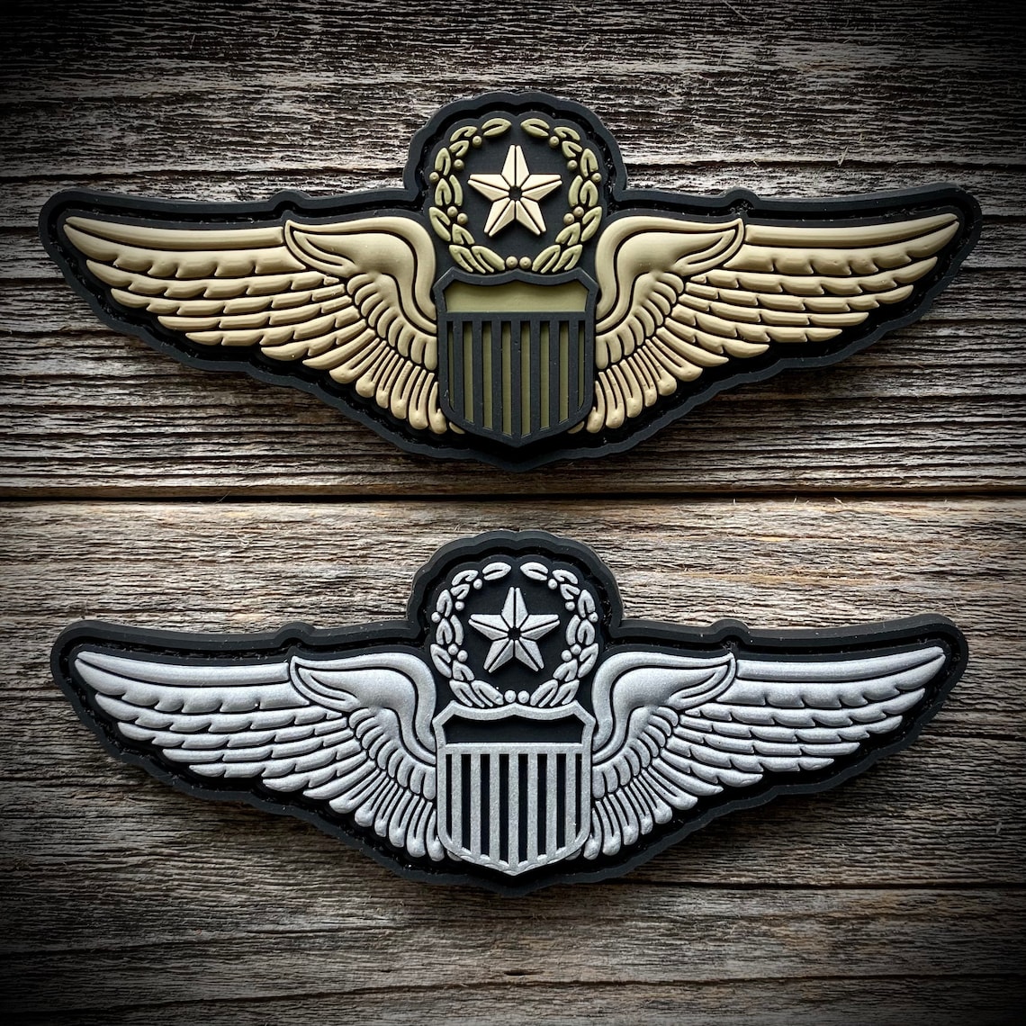 AIR FORCE “aviator” Badge PVC Patch - Pilot Aircrew Wings - Master ...
