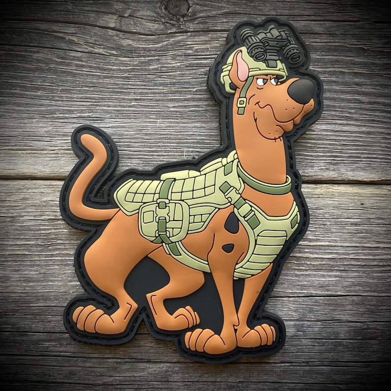 Tactical scooby Doo PVC Patch Scooby Doo Parody Fan Art - Etsy Hong Kong