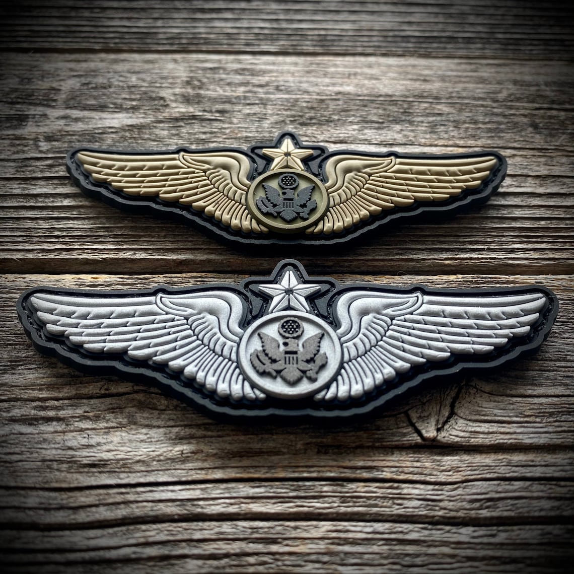 AIR FORCE “aviation” Badge PVC Patches - Enlisted Aircrew Wings ...