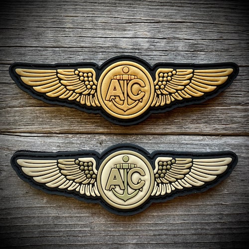 Naval Aircrew Wings PVC Patch Navy / Marine Corps Enlisted - Etsy