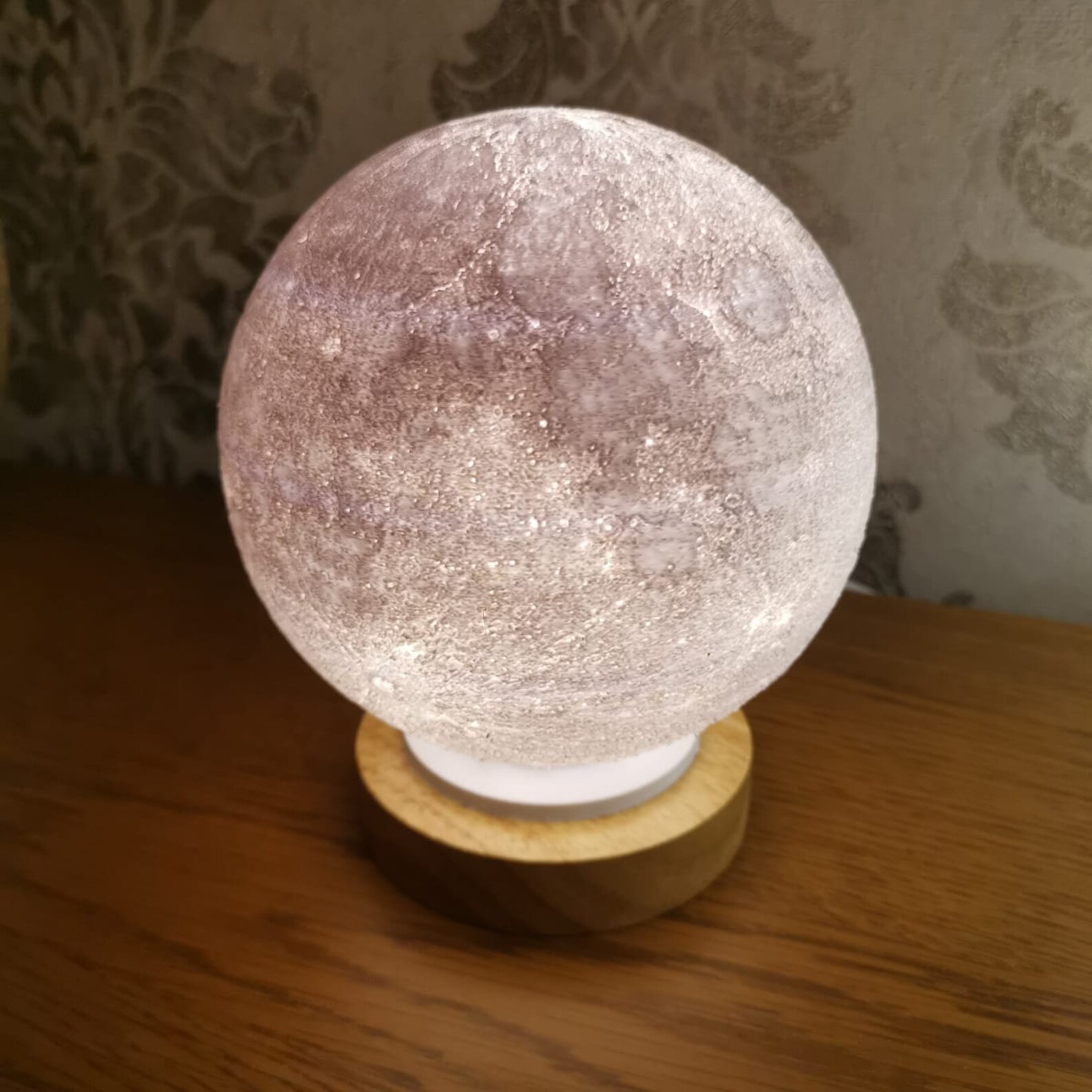 Lithophane Light Moon Globe Moon Globe 3D Printed Litho 3D Printing ...