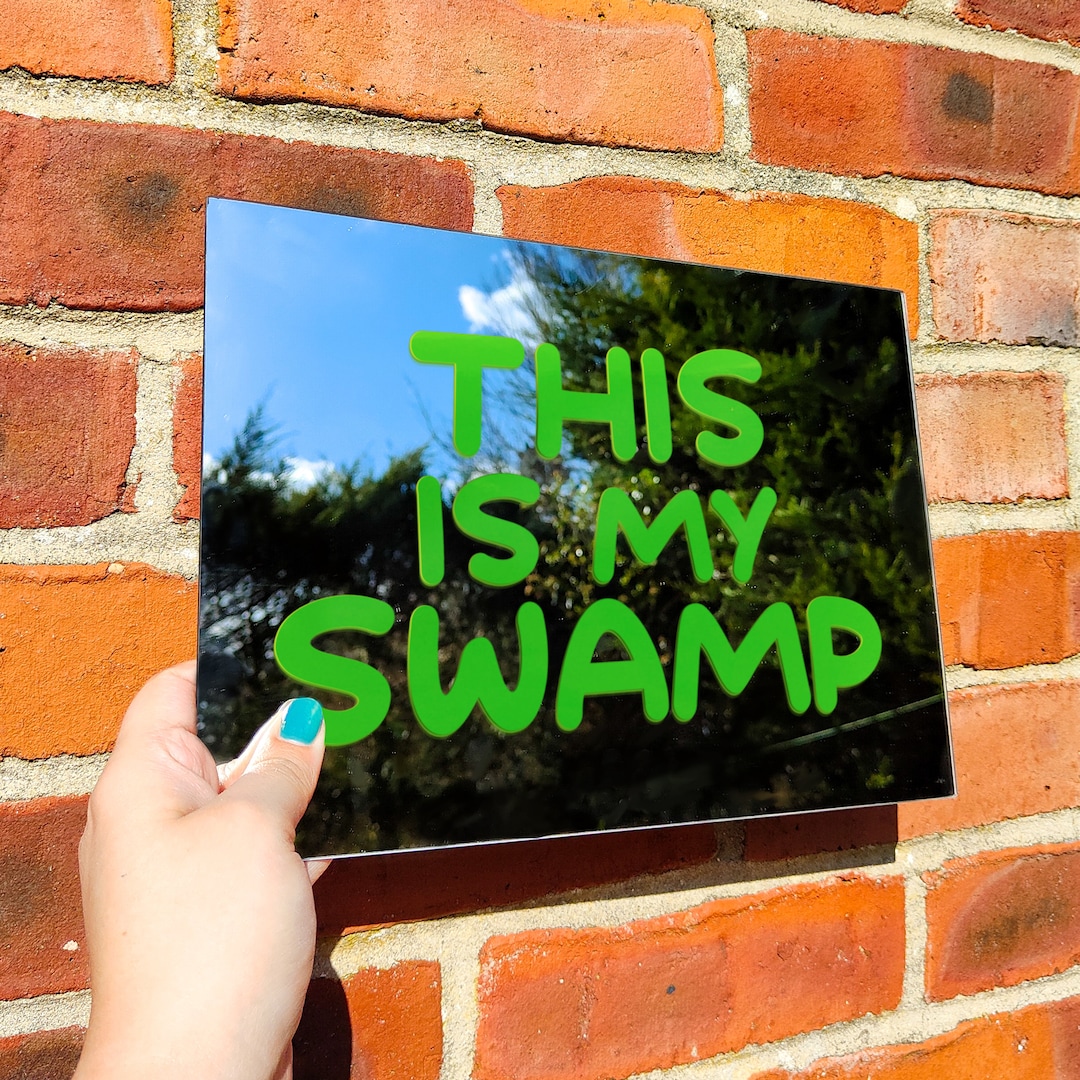 This is My Swamp A4 Mirror (wall Art, Home Decor) Gift Idea - Etsy