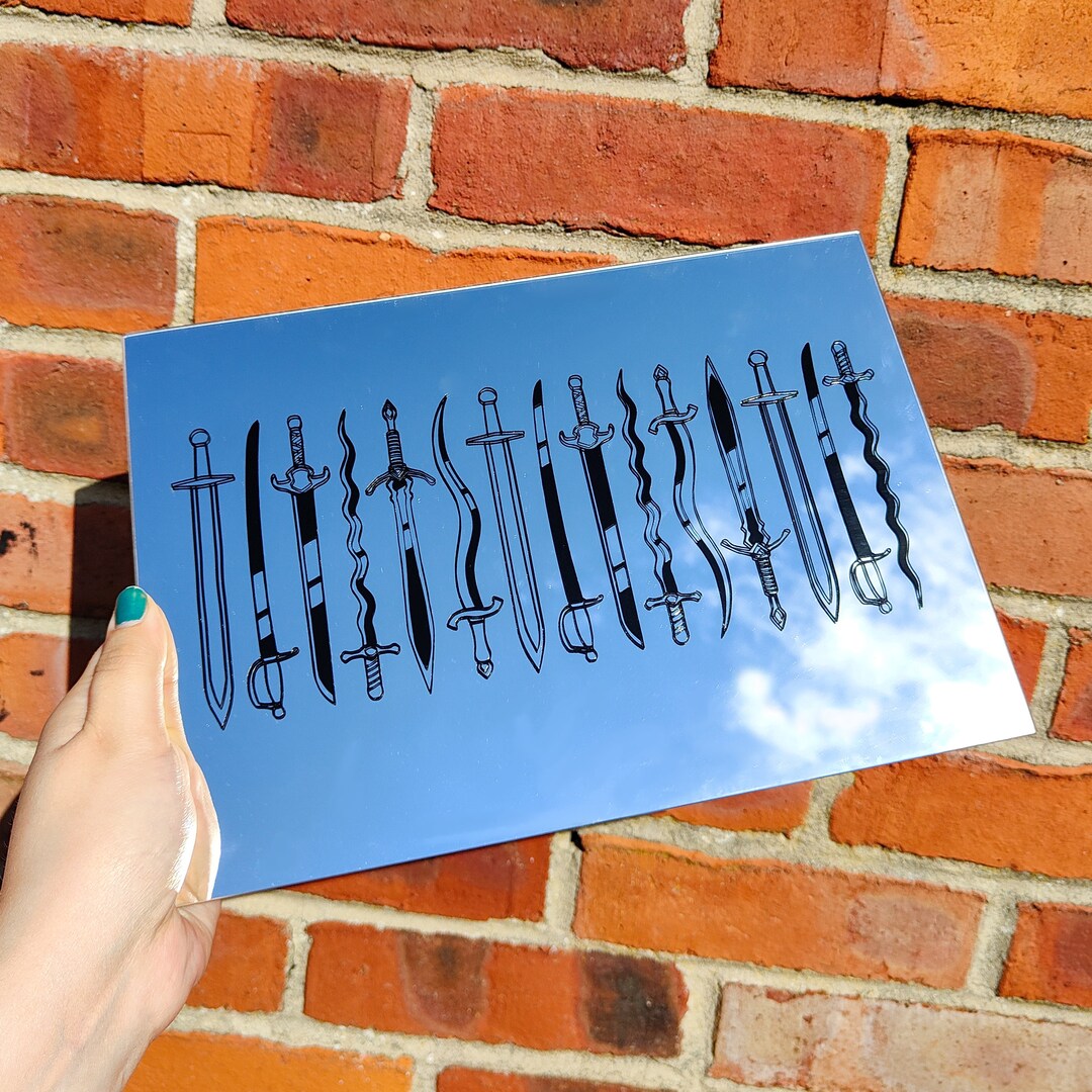 Coolest Swords Mirror - Etsy