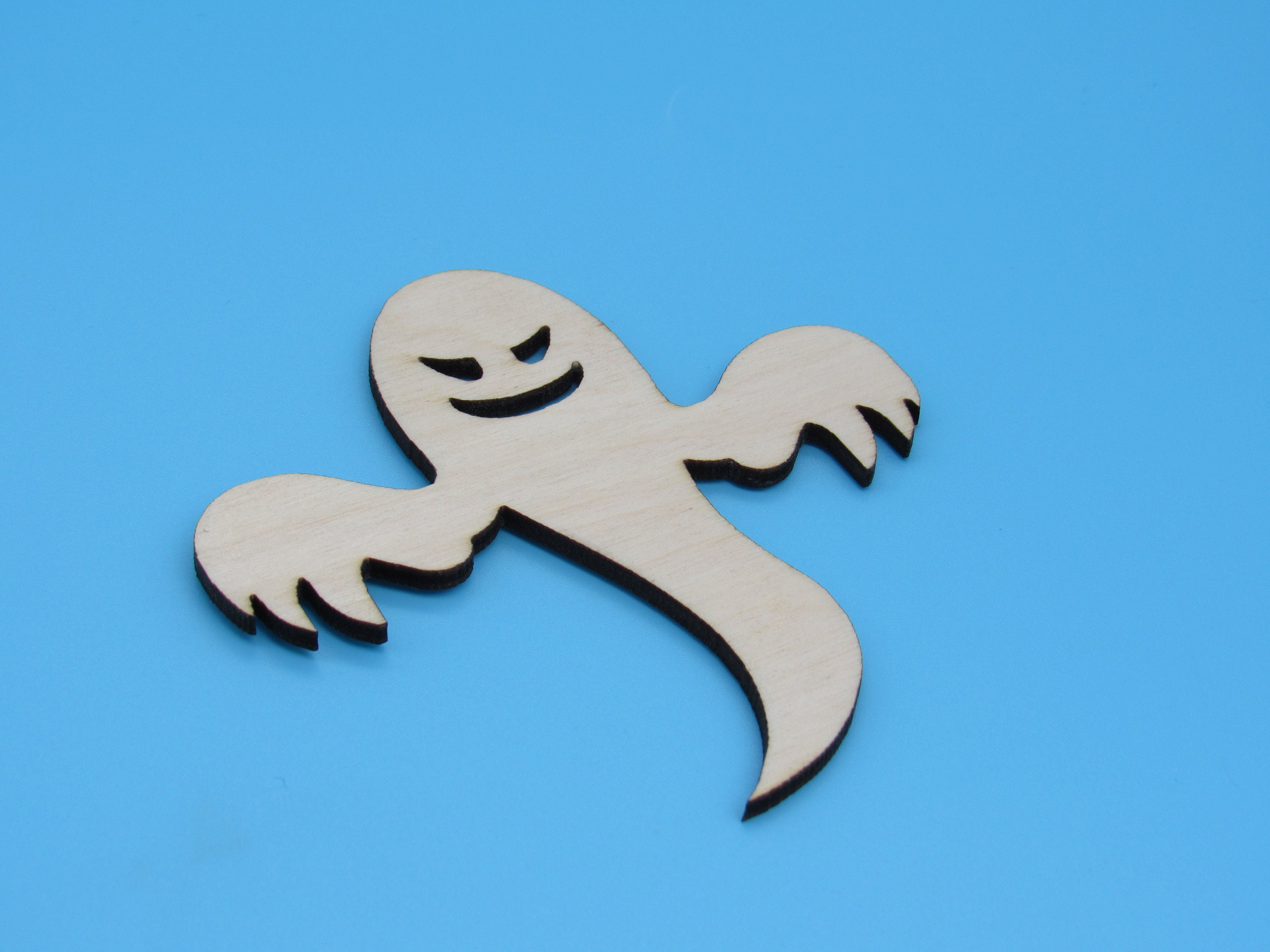 Small Wooden Ghost Shapes For Crafts Wooden Ghost | Etsy