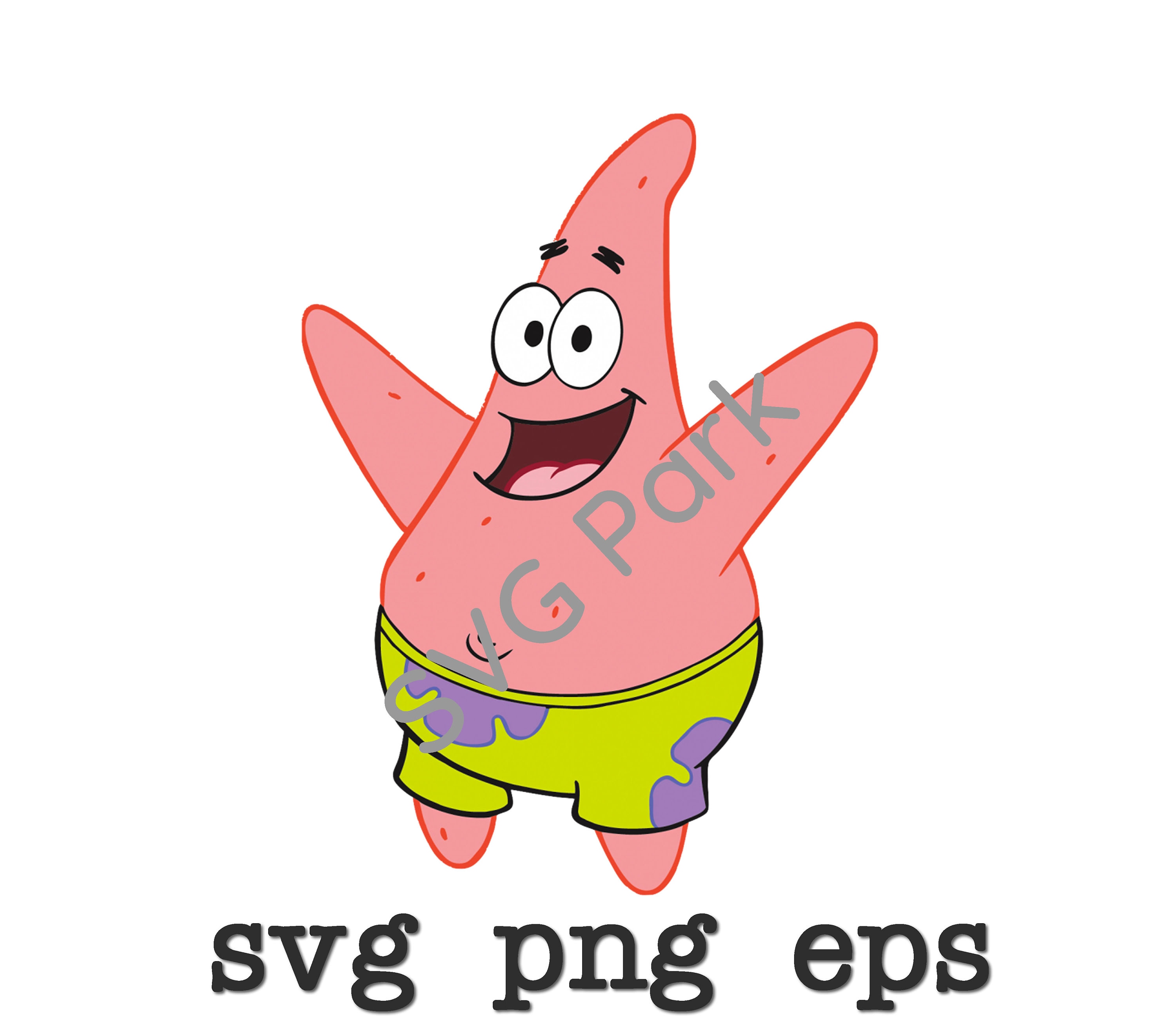 Patrick Star Face Svg : Patrick Star SVG free, SpongeBob characters SVG ...