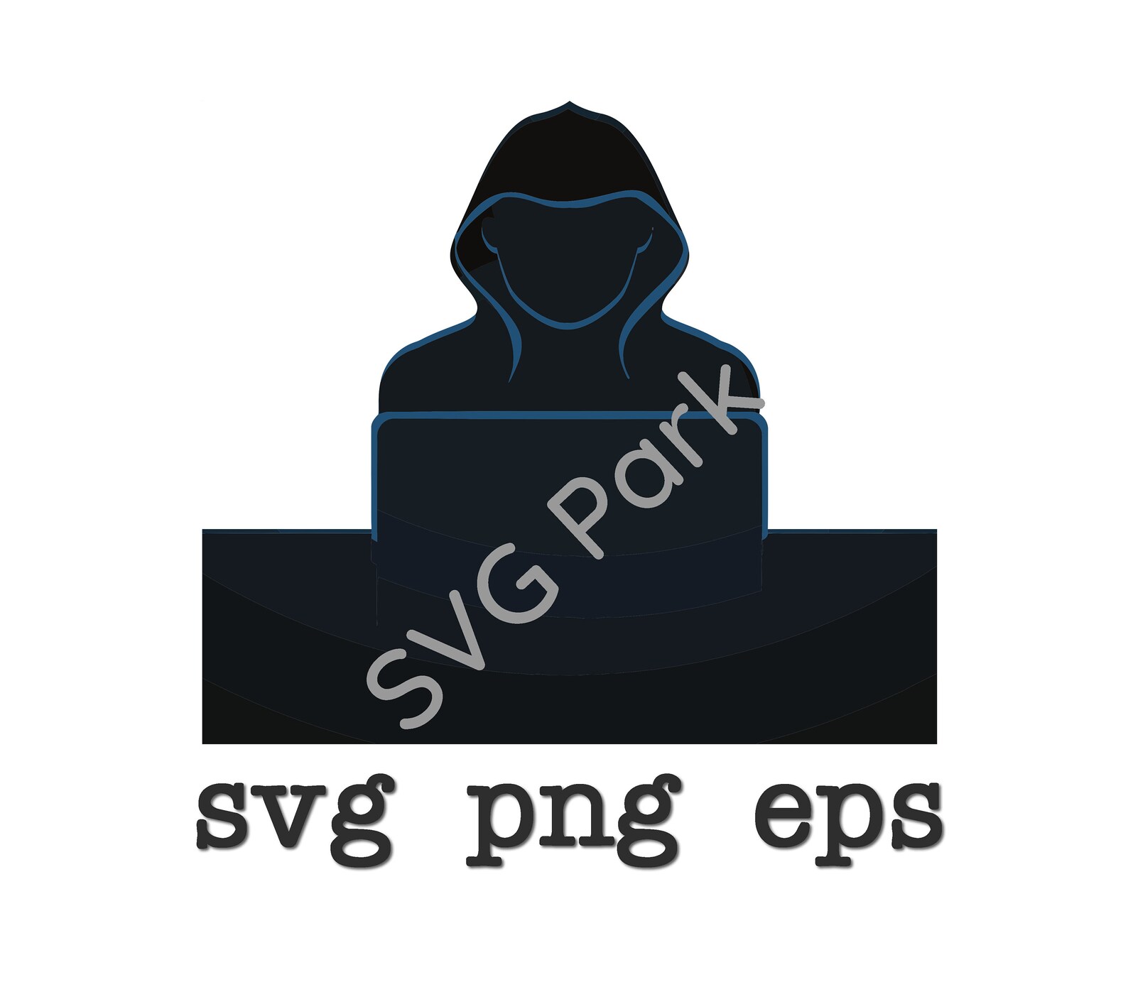 Hacker svg for cricut png eps vector silhouette cameo outline | Etsy