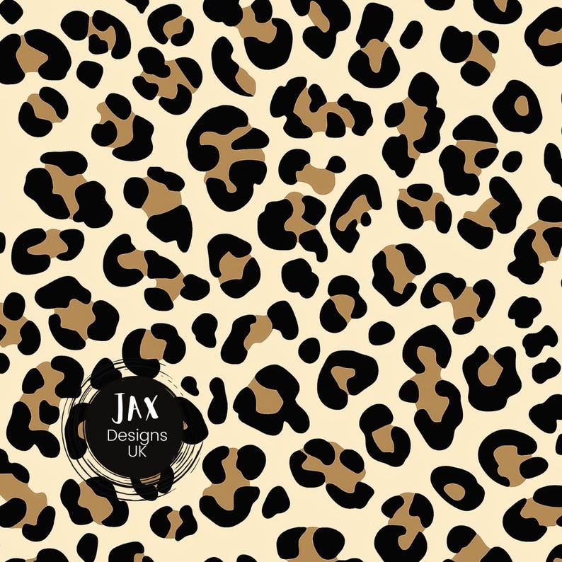 Leopard Print Pattern SVG, Leopard Pattern Svg, Repeating Pattern ...