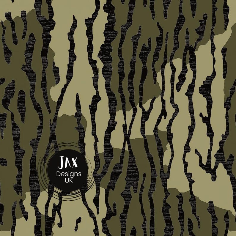 Camouflage Seamless Pattern, Camo Pattern File, Camo Digital Download ...