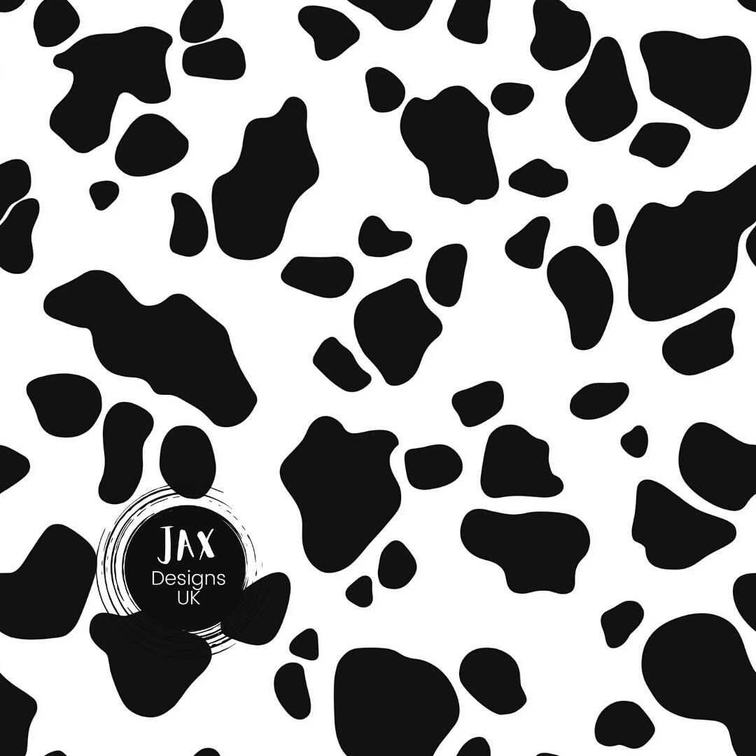 Cow Print Seamless Pattern File, Fabric Print, Sublimation, Repeating ...