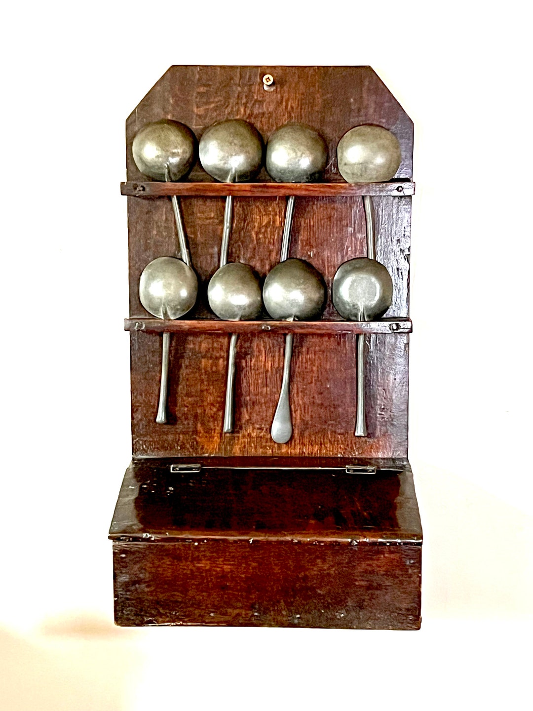 Early 18th Century Long Back Spoon Rack With 71 Pewter Spoons - Etsy