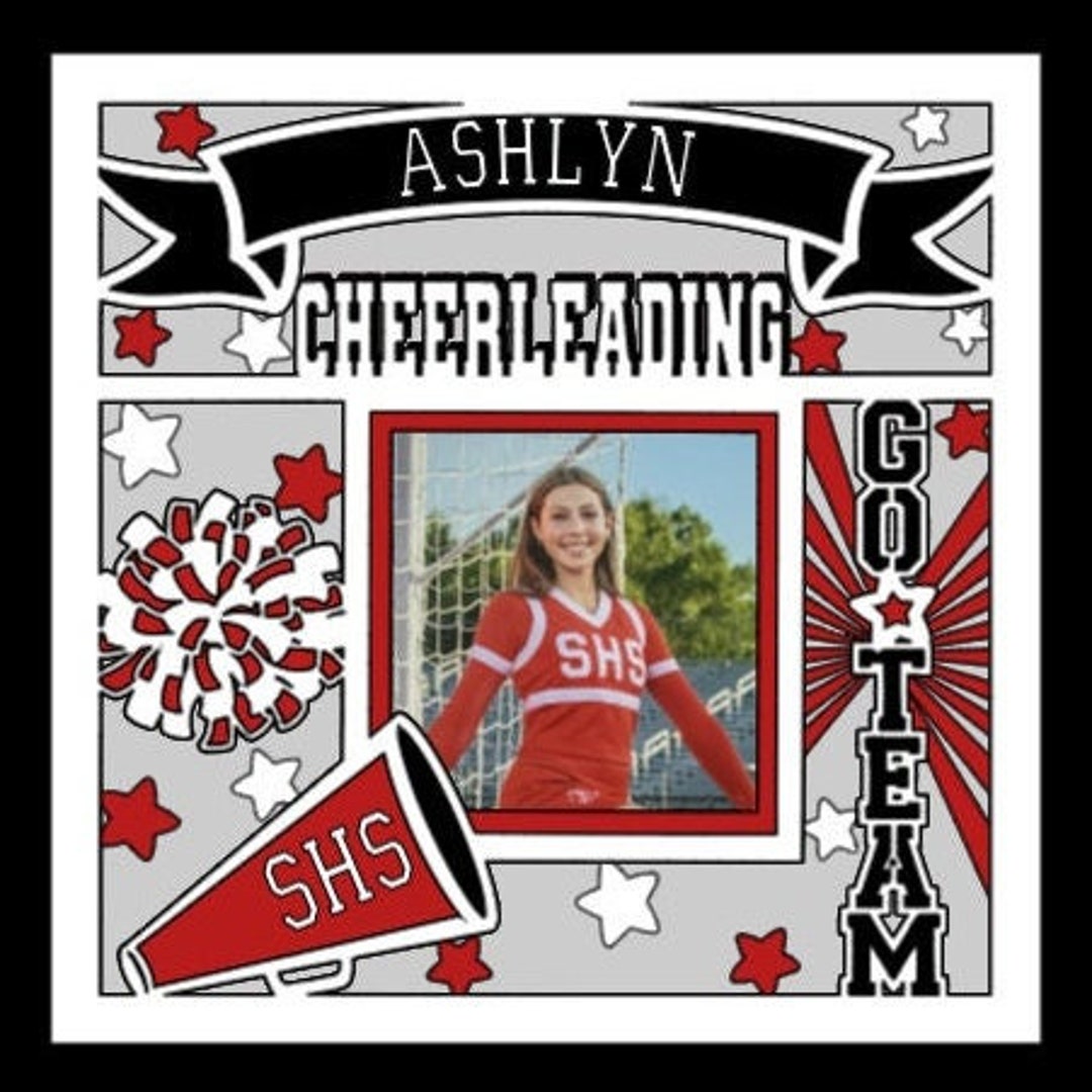 Custom Cheerleading Shadow Box - Etsy