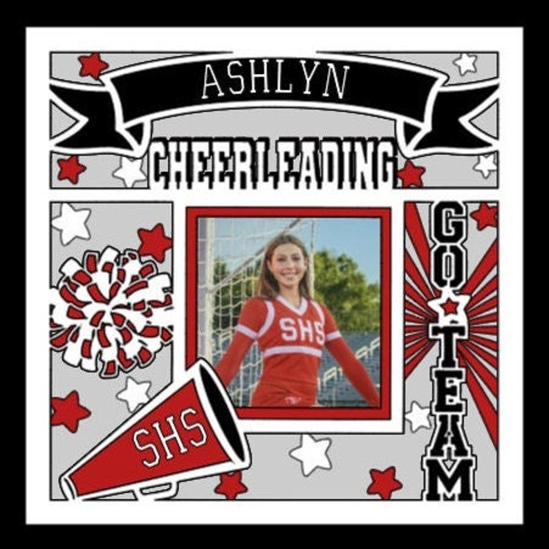 Custom Cheerleading Shadow Box - Etsy