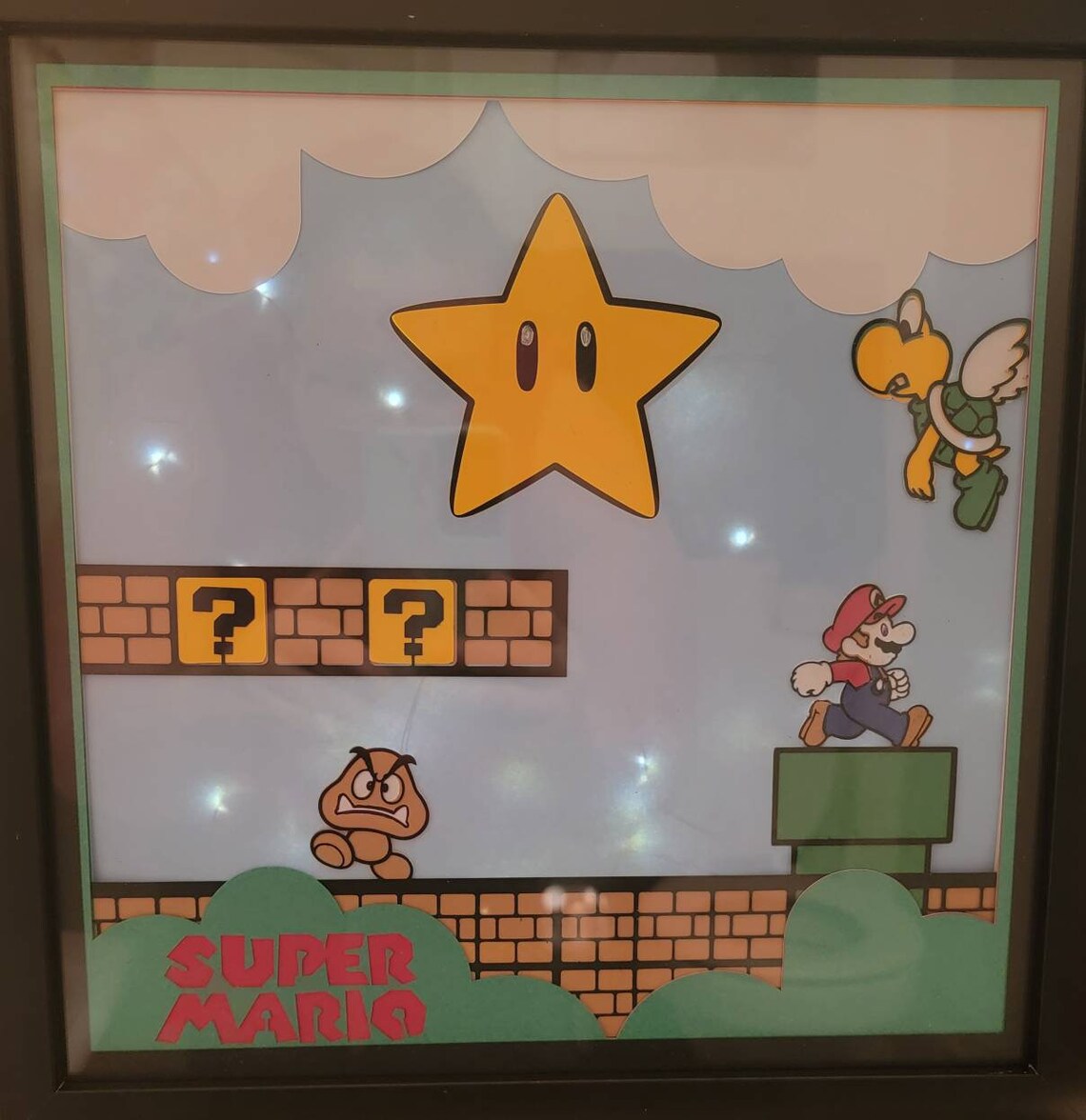 Super Mario Lightbox - Etsy