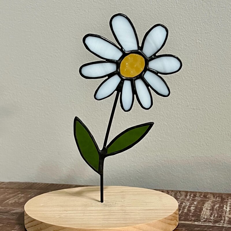 Stained Glass Daisy - Etsy
