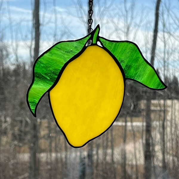 Stained Glass Lemon - Etsy