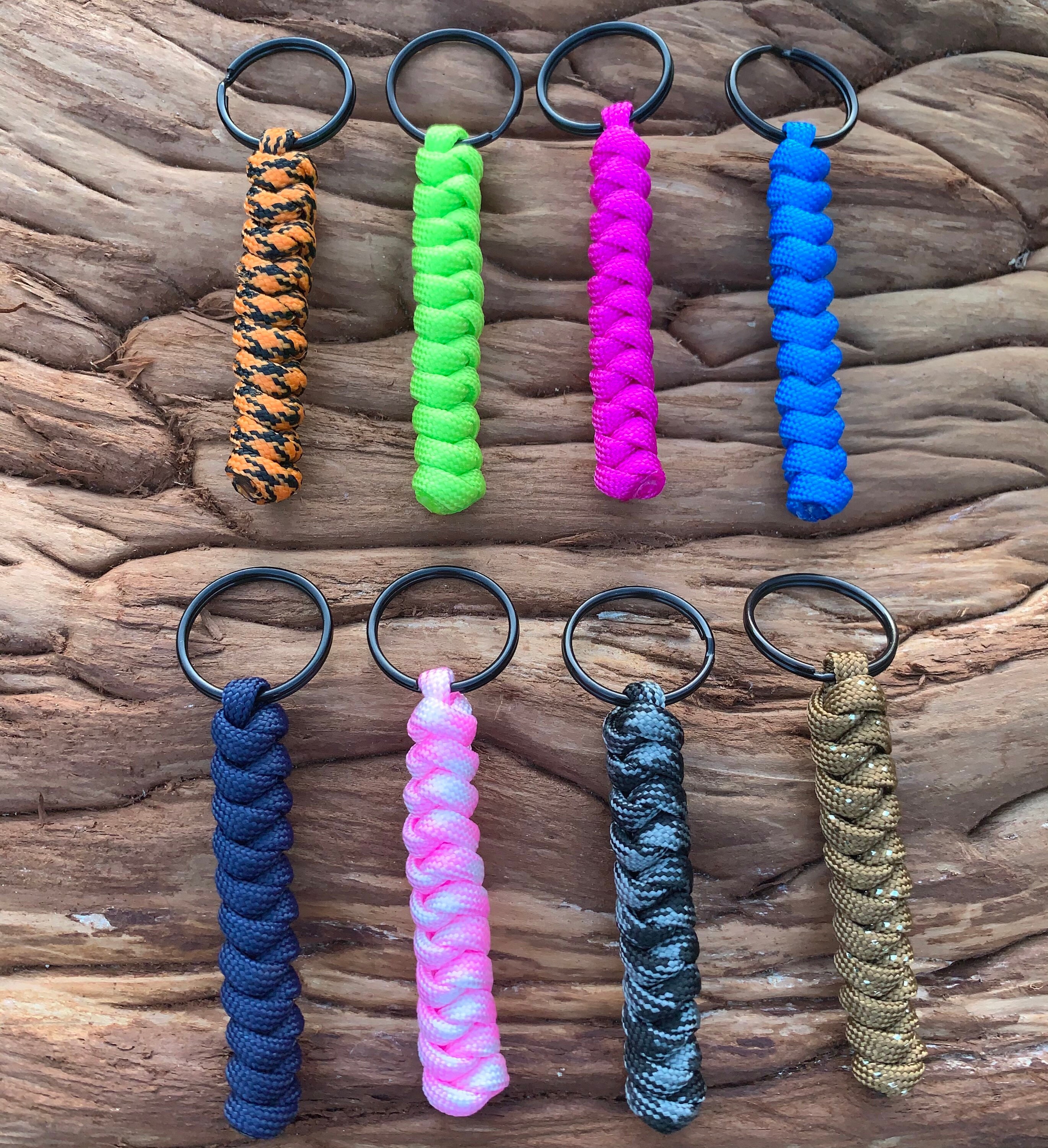 Handmade Paracord Snake Knot Keychain Keyring Keyfob. | Etsy