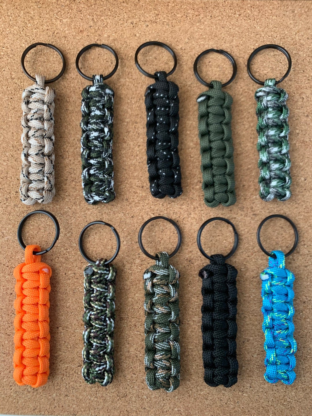 Handmade Paracord cobra Knot Keychain Keyring Keyfob. - Etsy Australia
