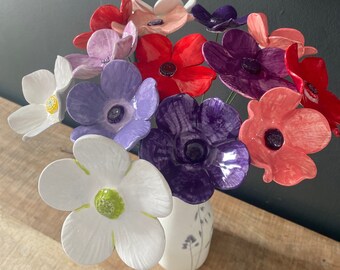 Ceramic Flowers for Graves - Etsy UK