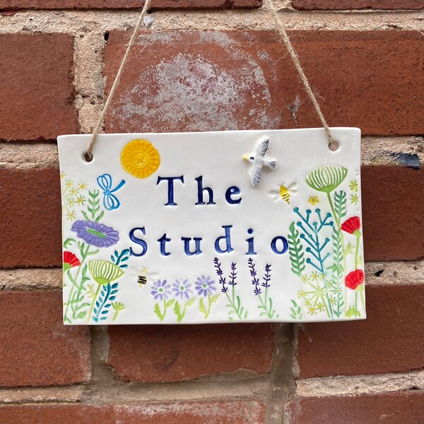 Ceramic Sign - Etsy
