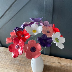 Ceramic Handmade Flowers Made in Devon Each is Unique - Etsy