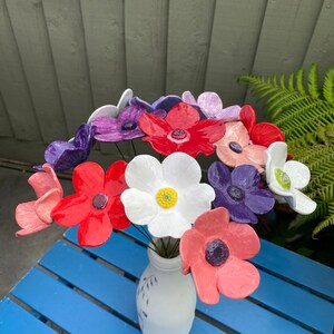 Ceramic Handmade Flowers Made in Devon Each is Unique - Etsy