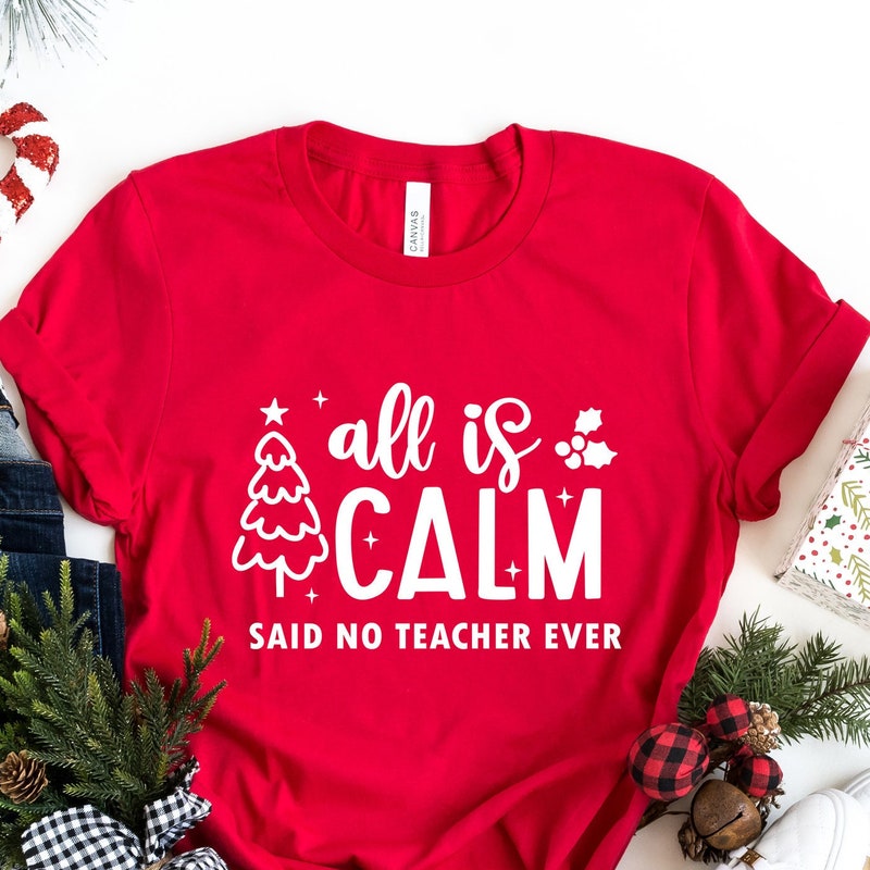 Teacher Christmas Shirt - Etsy