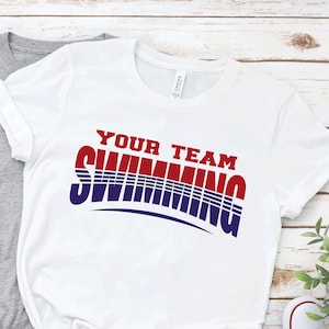 Personalized Swimming Team Shirt, Swimming T Shirt, Swimmer Shirt ...