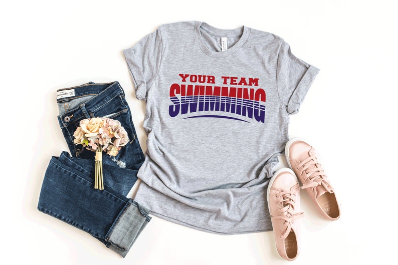 Personalized Swimming Team Shirt, Swimming T Shirt, Swimmer Shirt ...