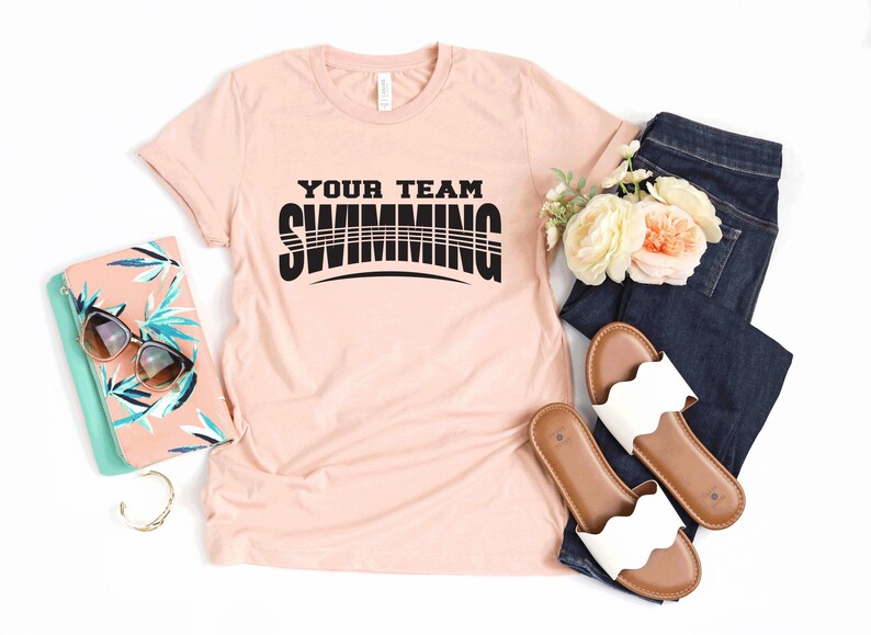 Personalized Swimming Team Shirt, Swimming T Shirt, Swimmer Shirt ...