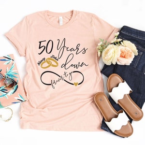 Custom 50th Anniversary Shirt, Anniversary Party Shirt, Personalized ...