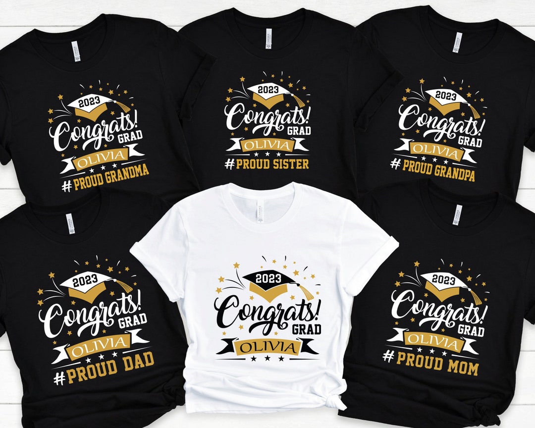 Personalized Graduation Shirt, Graduation 2023 Shirt, Graduation Family ...